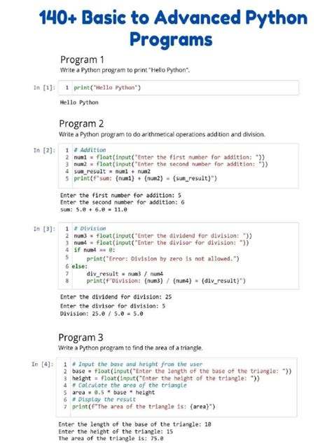 Python 20 Programs Pdf