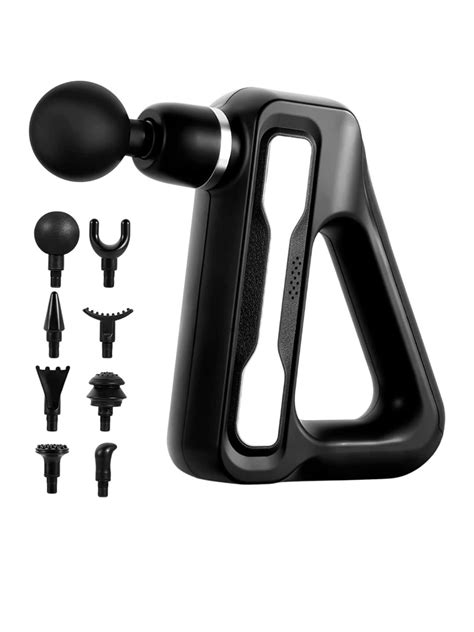 Buy Tens 8 Attachments Gun Body Massager For Deep Tissue Muscle