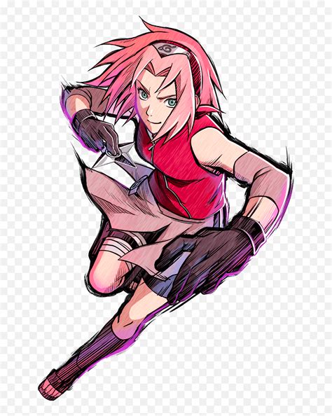 Sakura Dashes Forward Render X Sakura Naruto Ninja Tribes Png Sakura