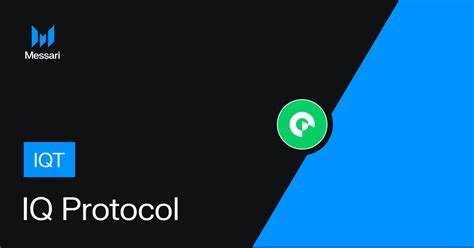 Iq Protocol Price Iqt To Usd Research News And Fundraising Messari