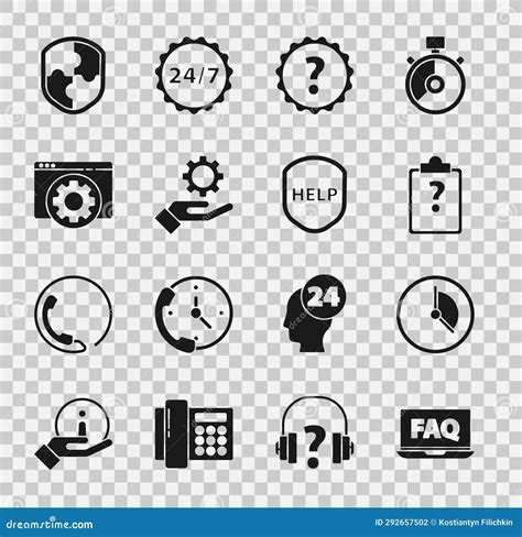 Set Laptop And Faq Time Management Clipboard With Question Marks Question Settings In The
