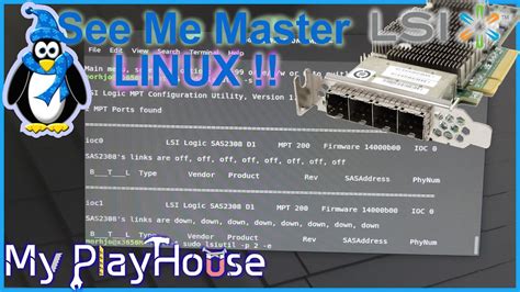 Installing Linux To Configure Lsi 9206 16e Hba Controller 1276 Youtube