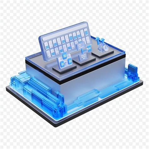 Premium Psd Project Process Management 3d Render Illustration