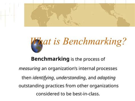 Benchmarking Methods And Processes In Engineering Ppt