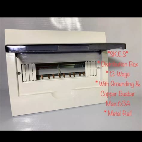 chint 12 pole 12 way distribution box flush type shopee philippines