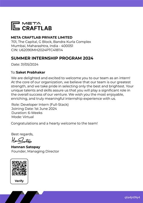 Saket Prabhakar On Linkedin Metacraftlab Summerinternship