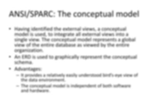 Solution Ansi Sparc Architecture Studypool Solution Ansi Sparc Architecture Studypool