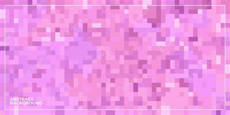 Premium Vector Pink Abstract Geometric Pixel Square Tiled Mosaic Background