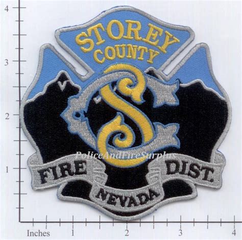 Nevada Storey County Fire District Patch Police And Fire Surplus