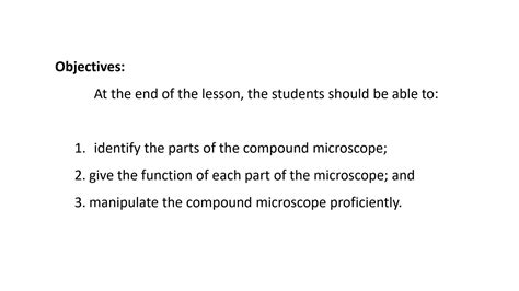 SOLUTION ANATOMY OF MICROSCOPE Studypool