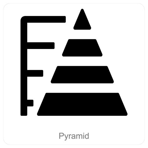 Pyramid And Diagram Icon Concept Vector Art At Vecteezy
