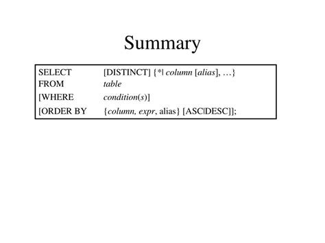 Ppt 2 Restricting And Sorting Data Powerpoint Presentation Free Download Id2532598