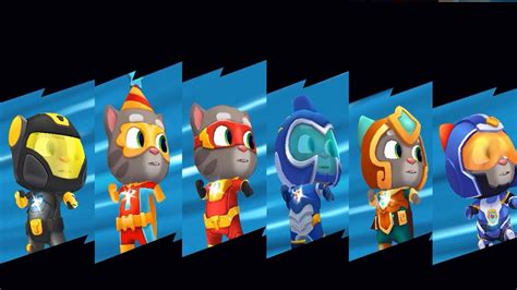 Talking Tom Hero Dash Ultrahero All Tom Outfits Mission Impossible