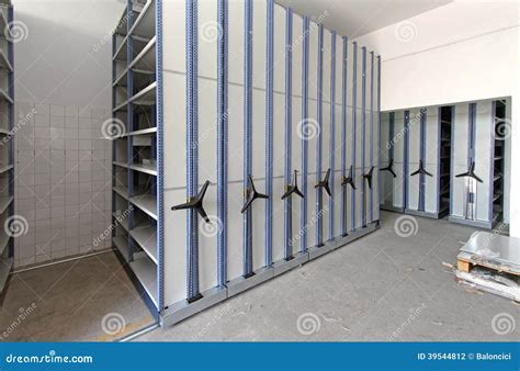 Roller Racking System Stock Photo Image Of Rack Folder