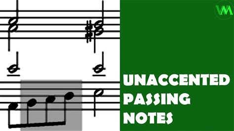Unaccented Passing Notes Youtube