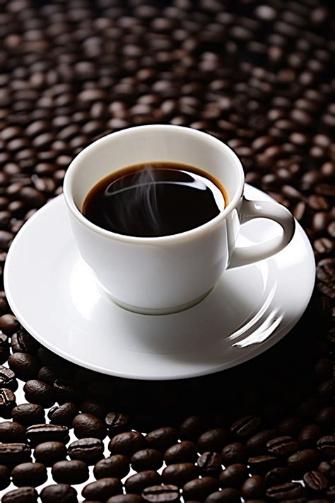 커피 콩 근처 접시에 커피 한 잔 배경 배경 화면 및 일러스트 무료 다운로드 Pngtree