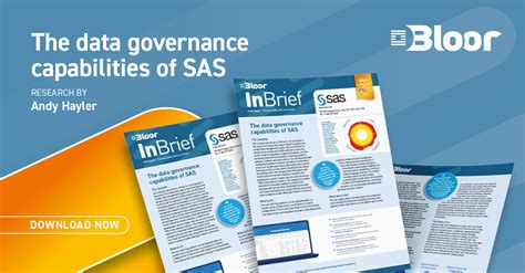 sas data governance bloor research