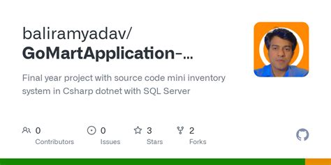 Github Baliramyadavgomartapplication C Net Project Final Year