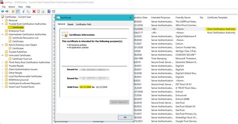 active directory generate sign certificates with the ad trusted root