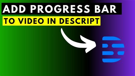 How To Add A Progress Bar To Your Videos In Descript YouTube