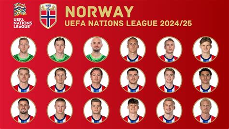 Norway Squad For Uefa Nations League 2024 25 November 2024 Norway Footworld Youtube