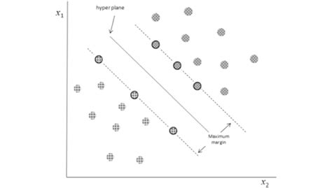 Hyperplane Selection And Support Vectors The Support Vectors Define