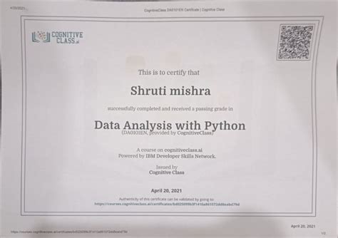 Datascience Python Ibm Dataanalytics Machinelearning Shruti Mishra