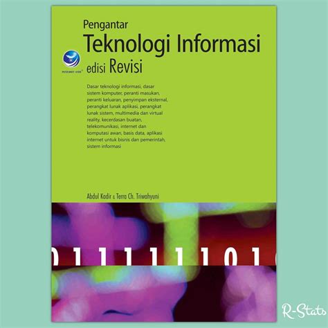 Jual R Stats Buku Pengantar Teknologi Informasi Edisi Revisi Untuk Mahasiswa Teknik Industri