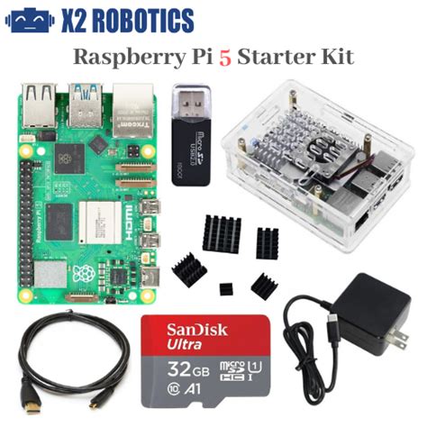 Raspberry Pi 5 Starter Kit X2 Robotics In Canada