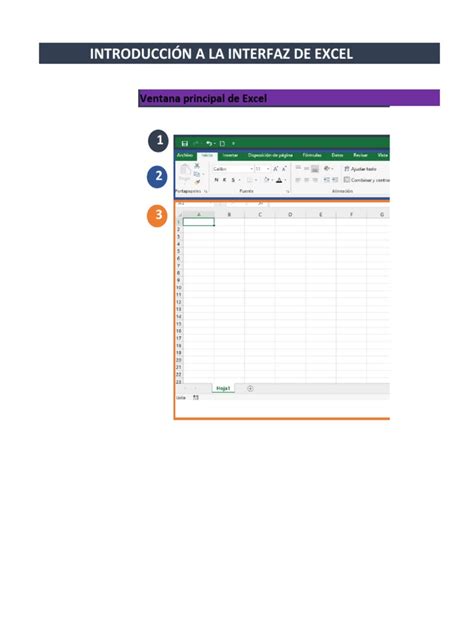Interfaz De Excel Pdf Microsoft Excel Ventana Informática