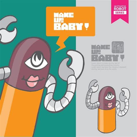 Premium Vector Cute Robot Vector Character