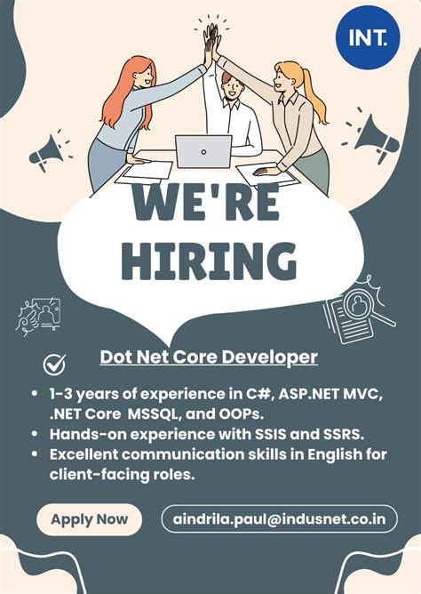 Aindrila Paul On Linkedin Dotnetcore Softwaredevelopers Jobopening