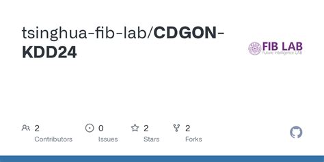 Github Tsinghua Fib Lab Cdgon Kdd24