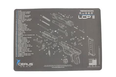 Cerus Gear Schematic Handgun Promat Ruger Lcp Ii