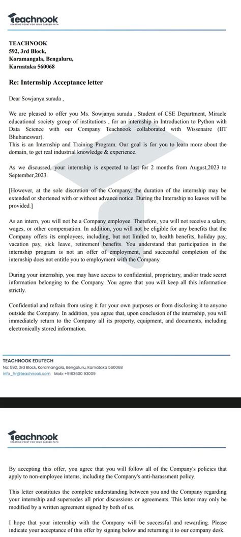 Sowjanya Surada On Linkedin Onlinelearning Internship Teachnook