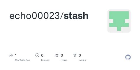 Github Echo00023 Stash