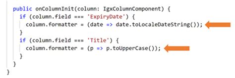 Working With Auto Generated Columns In The Ignite Ui For Angular Grid