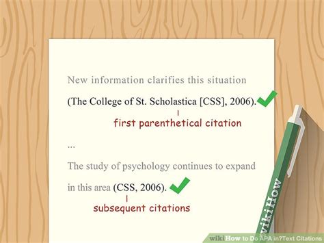 How To Do APA InText Citations Steps With Pictures