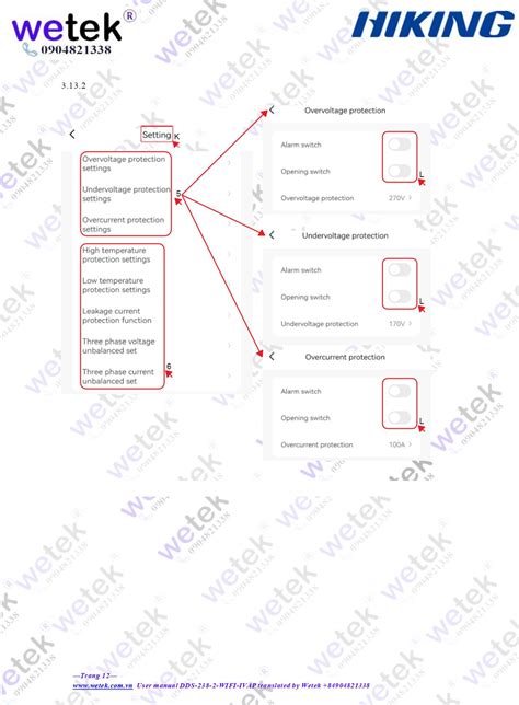 Công tơ chiều DDS WIFI IVAP cho Solar chặn đẩy lưới bảo vệ áp dòng qua APP