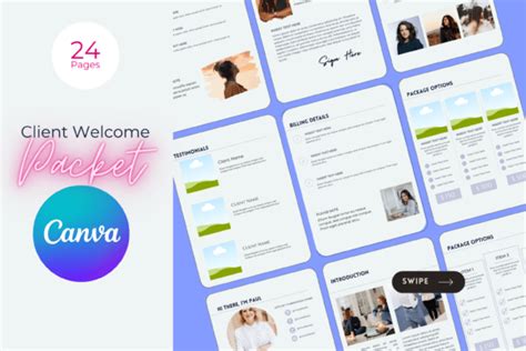 5 Client Welcome Packet Canva Template Designs And Graphics