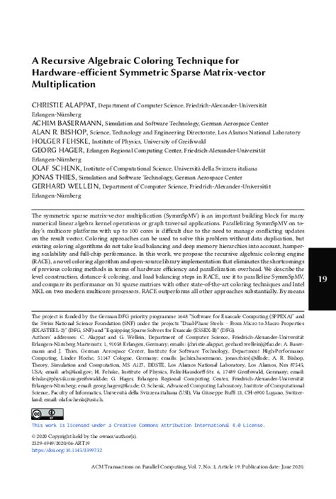 Pdf A Recursive Algebraic Coloring Technique For Hardware Efficient