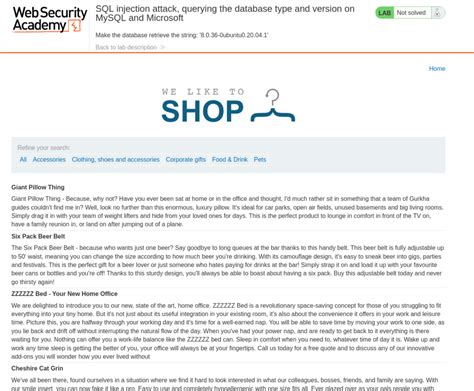 Sql Injection Attack Querying The Database Type And Version On Mysql And Microsoft