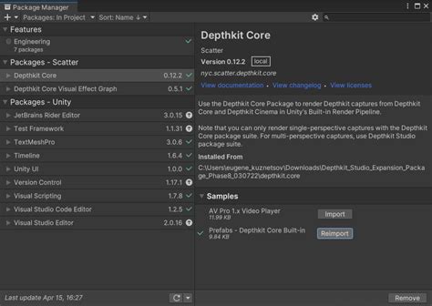 Depthkit VFX And Unity Emerson College Technology Media