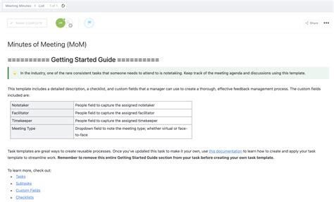 How To Write Meeting Minutes With Free Templates ClickUp