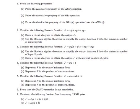 Solved Prove The Following Properties A Prove The Chegg
