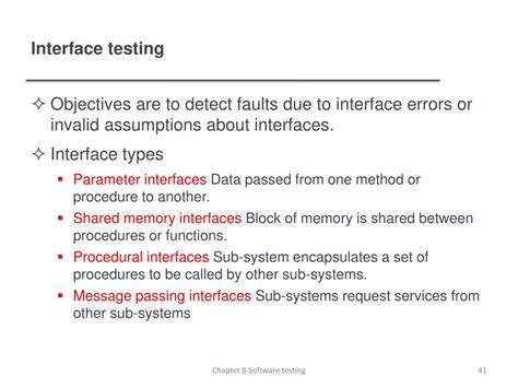 Ppt Chapter 8 Software Testing Powerpoint Presentation Free
