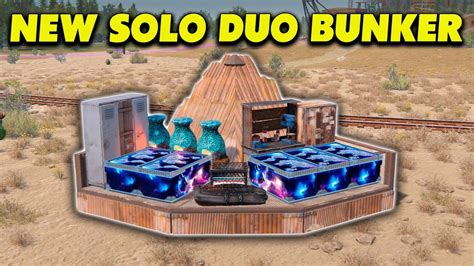 The NEW SOLO DUO BUNKER In Rust 2025 YouTube