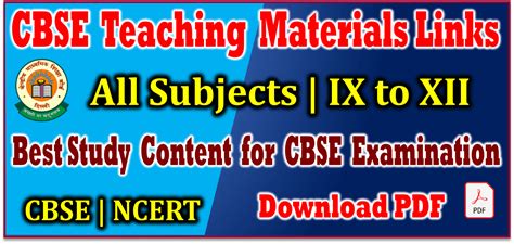 Cbse Class 9 And 10 Skill Education Syllabus And Curriculum 2023 24