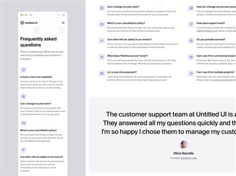 frequently asked questions faqs — untitled ui by jordan hughes® on