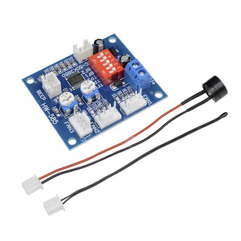 12v Pwm Pc Cpu Fan Temperature Control Speed Controller Module High